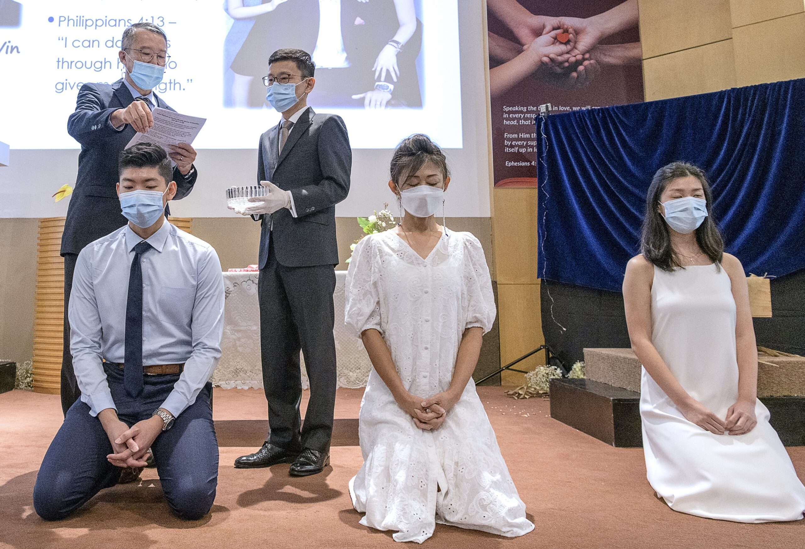 Easter 2023 baptism, transfer of membership and reaffirmation of faith