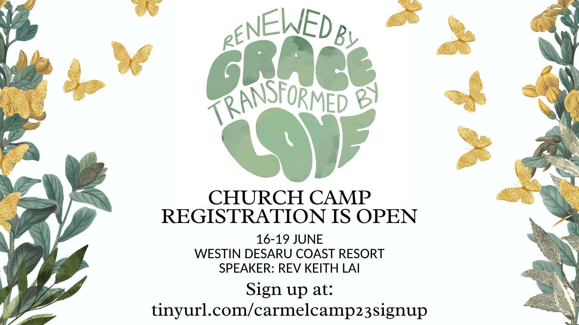 Church Camp: Renewed By Grace, Transformed By Love