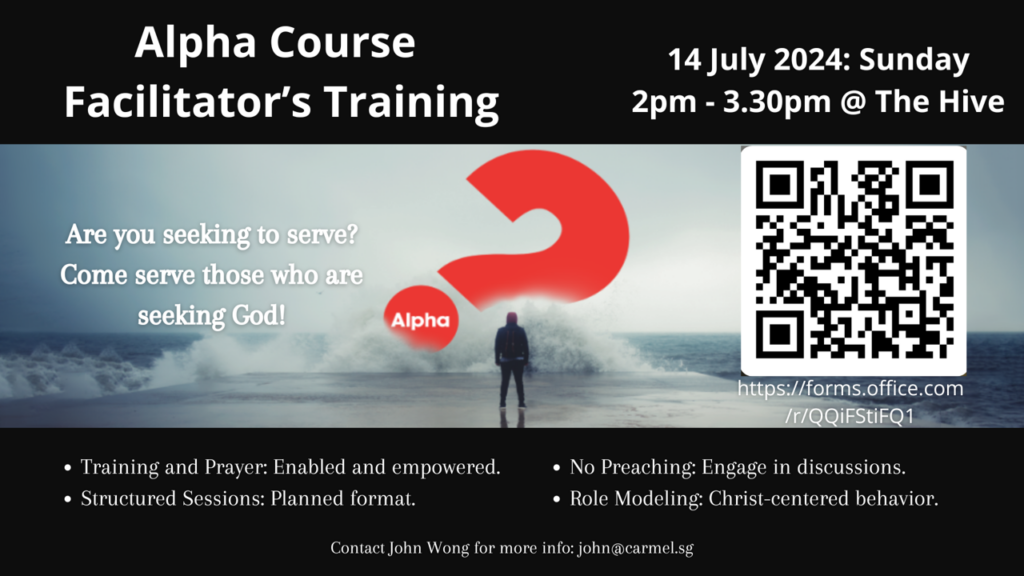 Alpha Course Facilitator’s Training