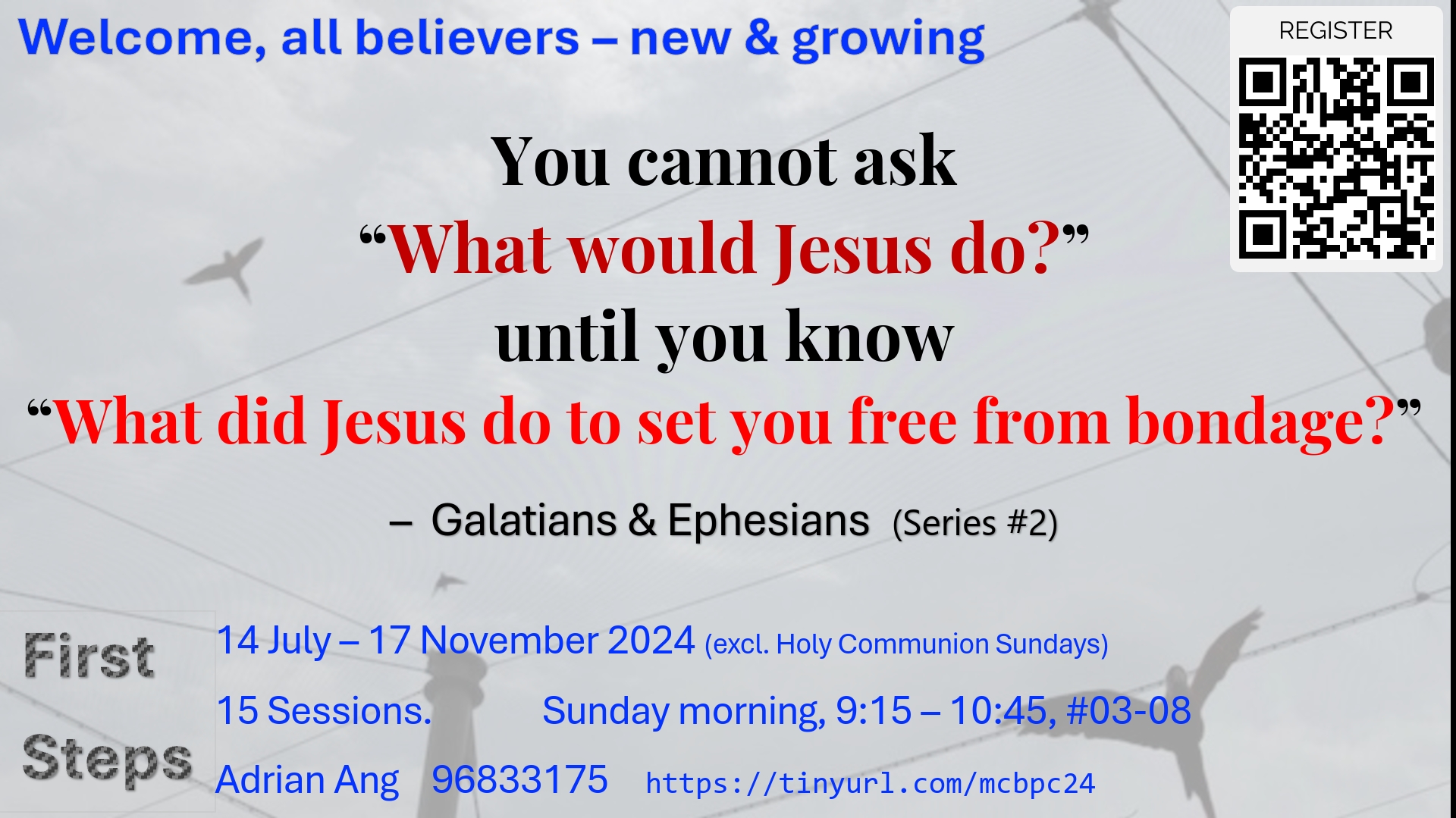 First Step – You cannot ask “What would Jesus do?” until you know “What ...